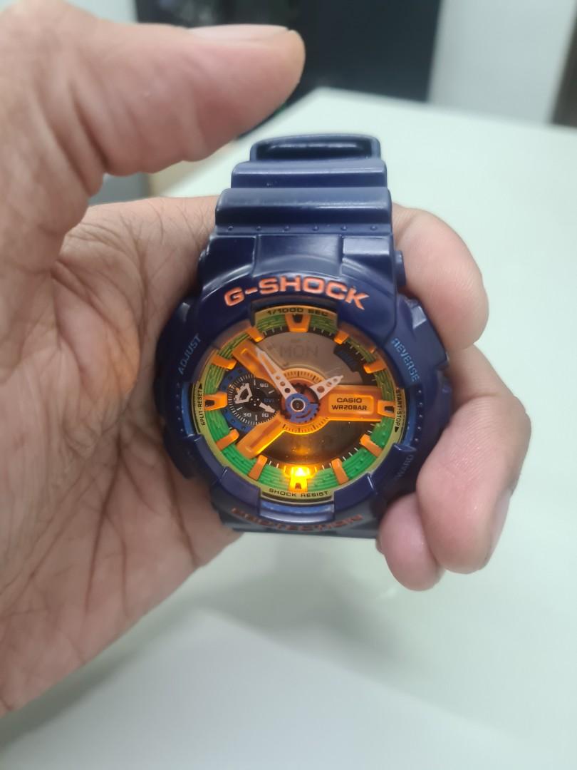 Gshock GA110 FC Blue, Men's Fashion, Watches & Accessories, Watches on ...