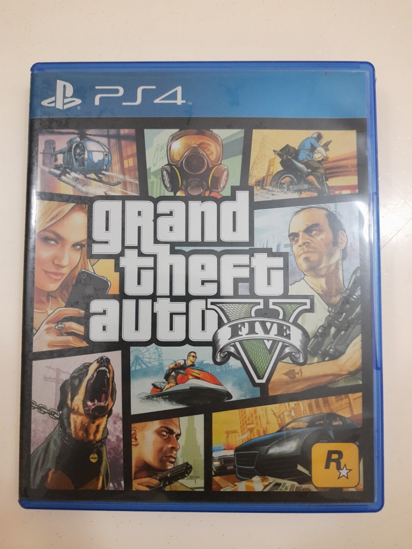 GTA 5 Disk For PS4, Video Gaming, Video Games, PlayStation on Carousell