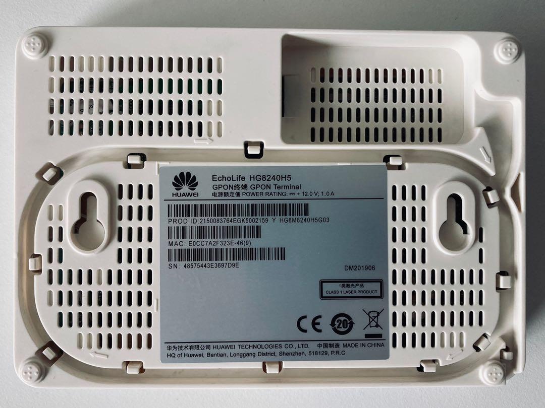 HUAWEI EchoLife HG8240H5 ONT Terminal, Computers & Tech, Parts ...