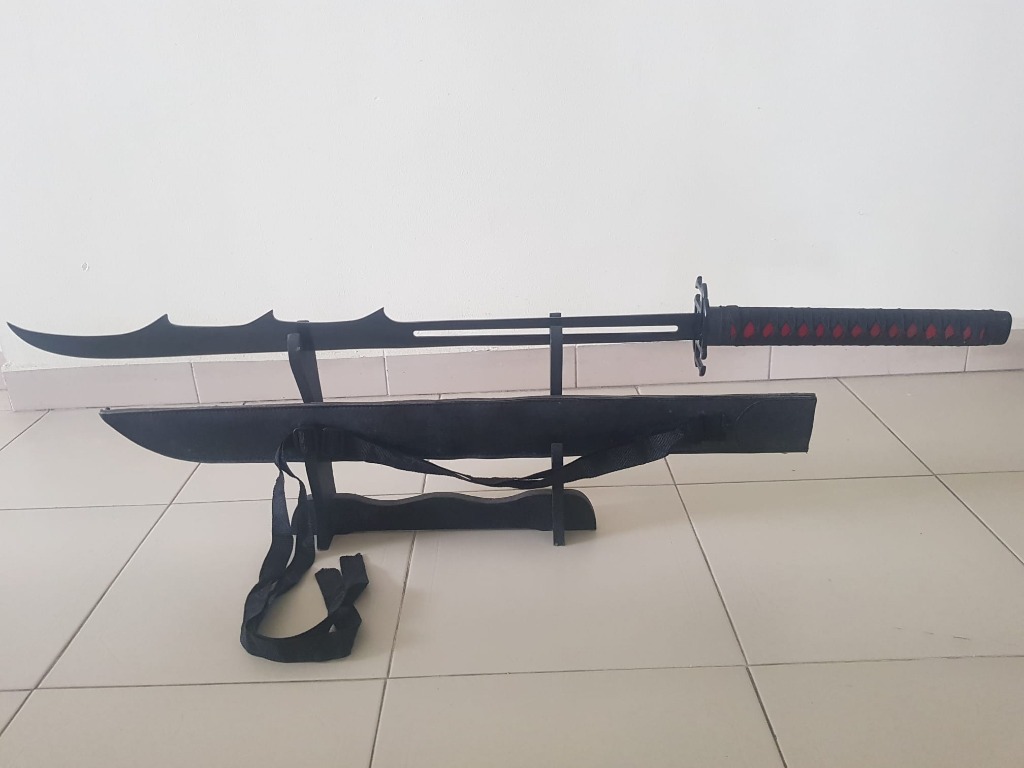 Ichigo steel Replica Sword Katana from Bleach, Hobbies & Toys, Toys ...