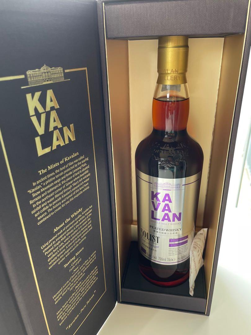 Kavalan Peated Whisky 53.2% 700ml, Food & Drinks, Beverages on Carousell