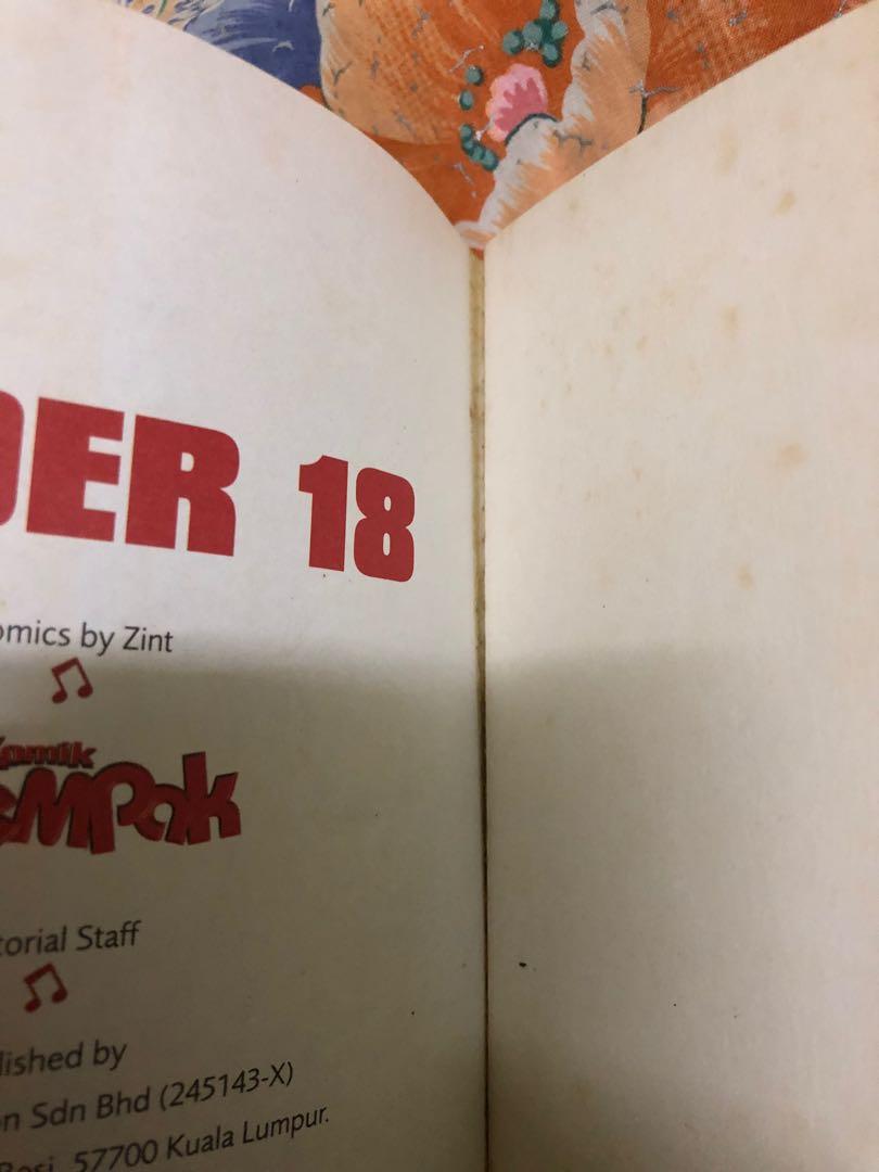 Gempak Starz Komik @ Comic Under 18 signed by Zint 2002, Hobbies & Toys ...