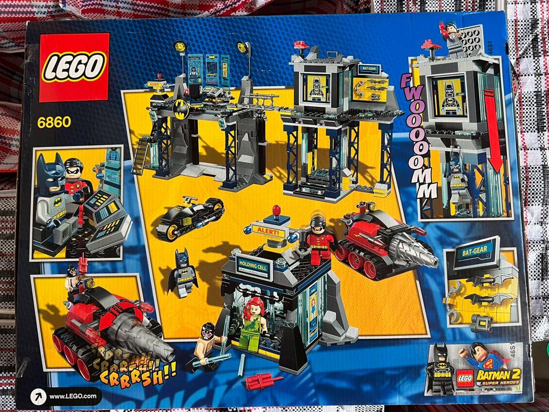 Lego 6860 : DC Super Heroes The Batcave Set, 名牌, 飾物及配件 - Carousell