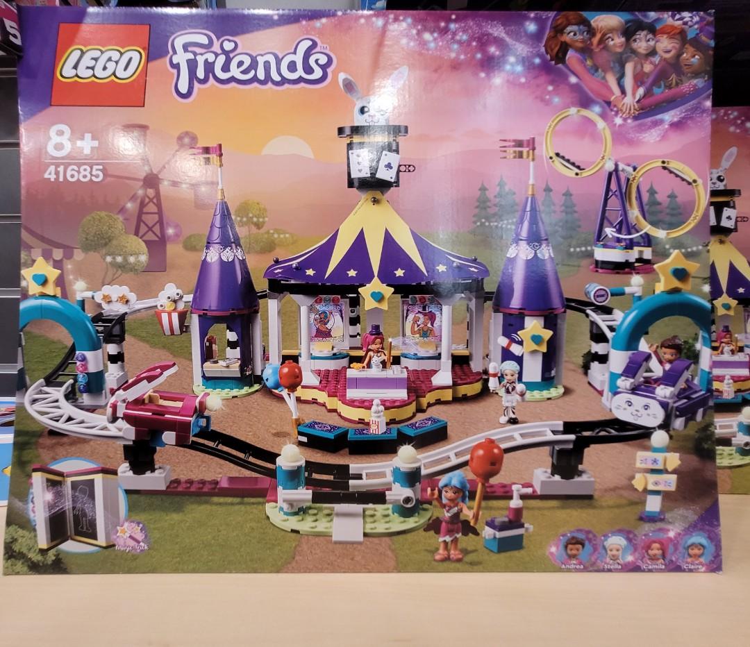 LEGO Friends Magical Funfair Roller Coaster 41685, Hobbies & Toys, Toys ...