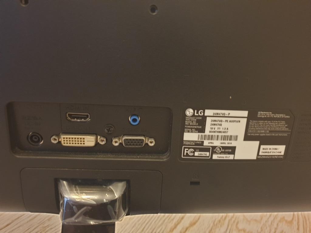LG 24" Monitor 24M47, Computers & Tech, Parts & Accessories, Monitor ...