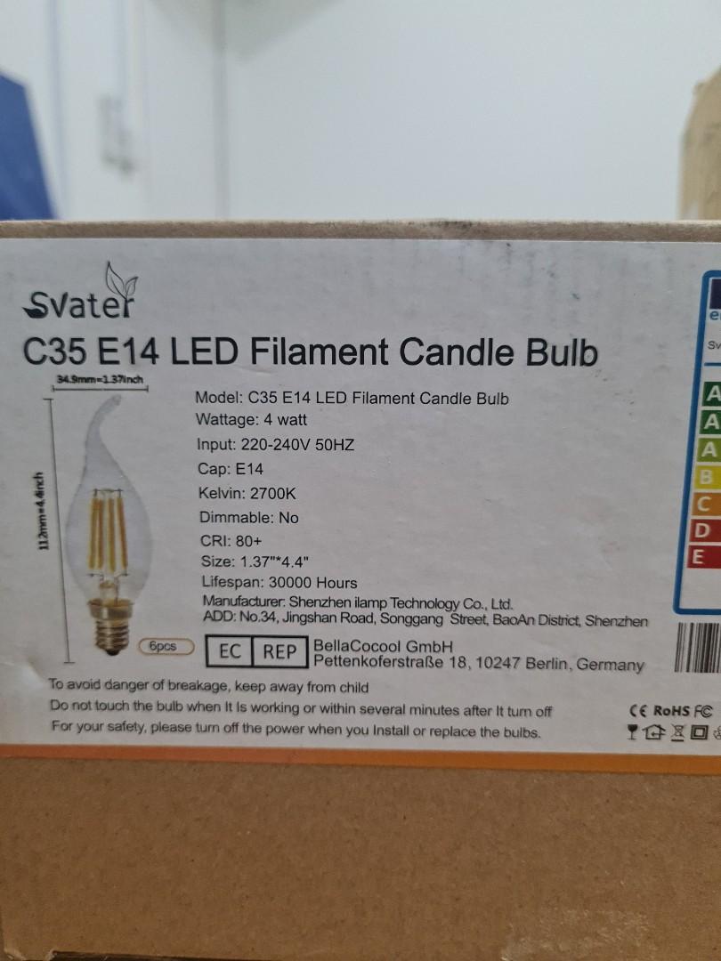 Light bulb selling as a set, Furniture & Home Living, Lighting & Fans ...
