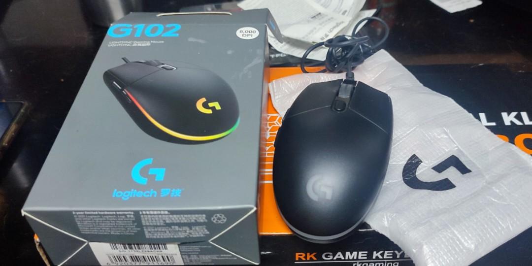 LOGITECH G102 (GHUB DETECTED), Computers & Tech, Parts & Accessories, Mouse & Mousepads on Carousell