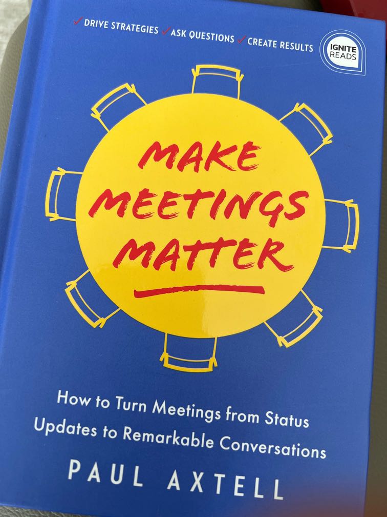 Make Meetings Mattee, Hobbies & Toys, Books & Magazines, Fiction & Non ...
