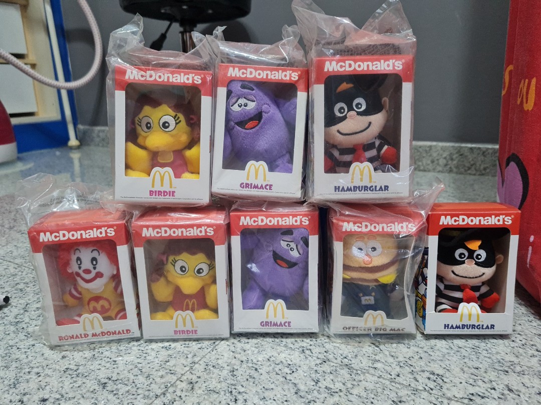 McDonald's - Ronald Birdie Grimace Officer Big Mac Hamburglar 2013 ...