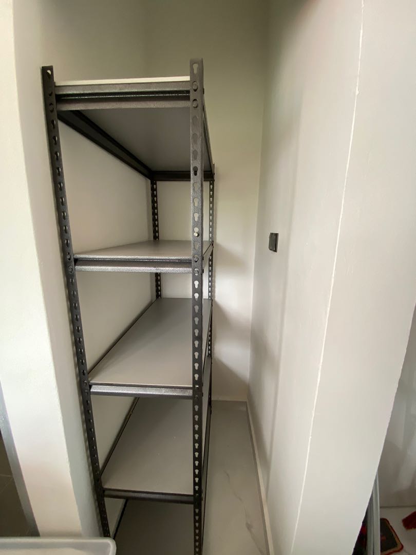 Metal bolt rack - 5 tiers, Furniture & Home Living, Furniture, Shelves ...