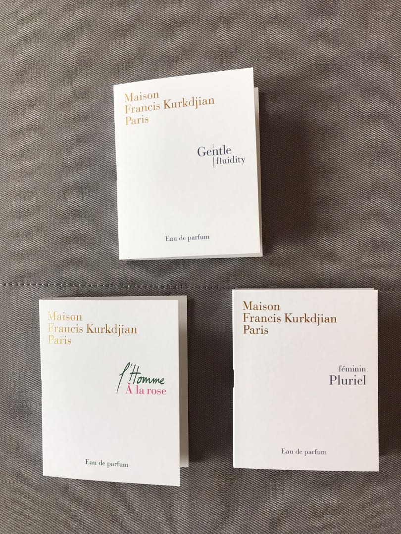 3 for $15 MFK perfume sample set, Beauty & Personal Care, Fragrance ...