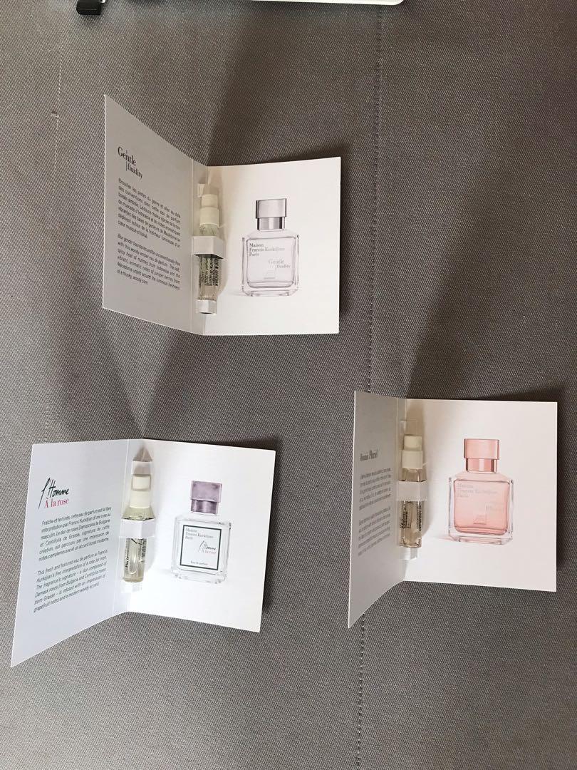 3 for $15 MFK perfume sample set, Beauty & Personal Care, Fragrance ...