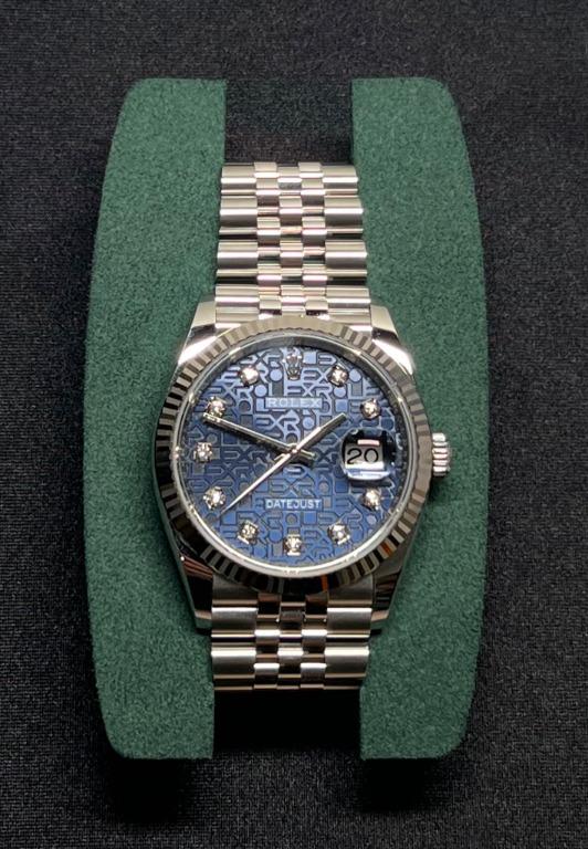 Model #: 126234 Jubilee Blue Diamond Jubilee Rolex Datejust 36mm ...