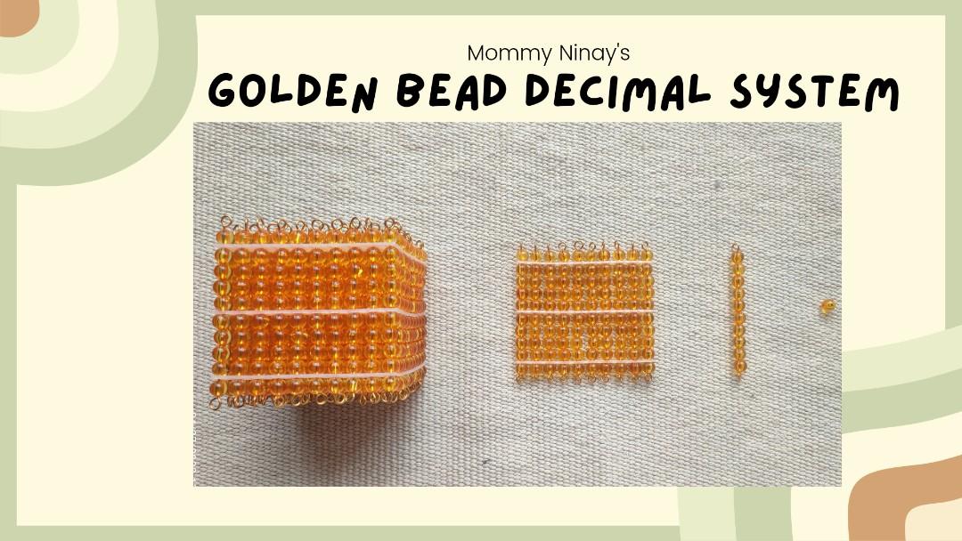 Montessori Golden Bead Decimal System, Hobbies & Toys, Toys & Games on ...