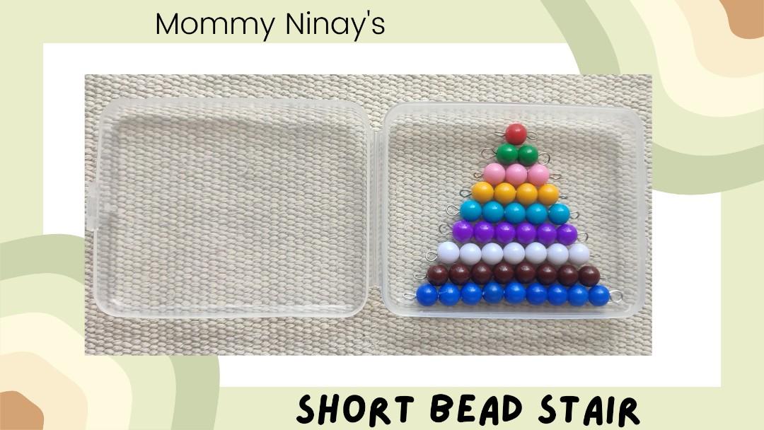 Montessori Short Bead Stair, Hobbies & Toys, Toys & Games on Carousell