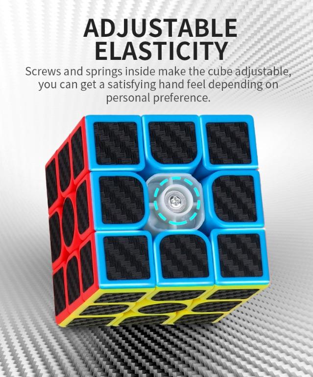 MoYu Cubing Z-Cube 3x3 Carbon Fiber Speed Magic Rubik's Cube, Hobbies ...