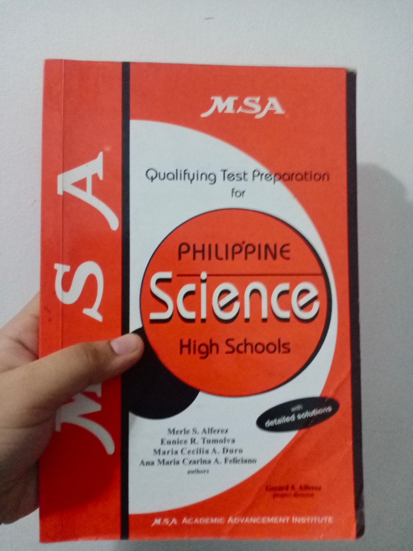 MSA Philippine Science High Schools Reviewer, Hobbies & Toys, Books ...
