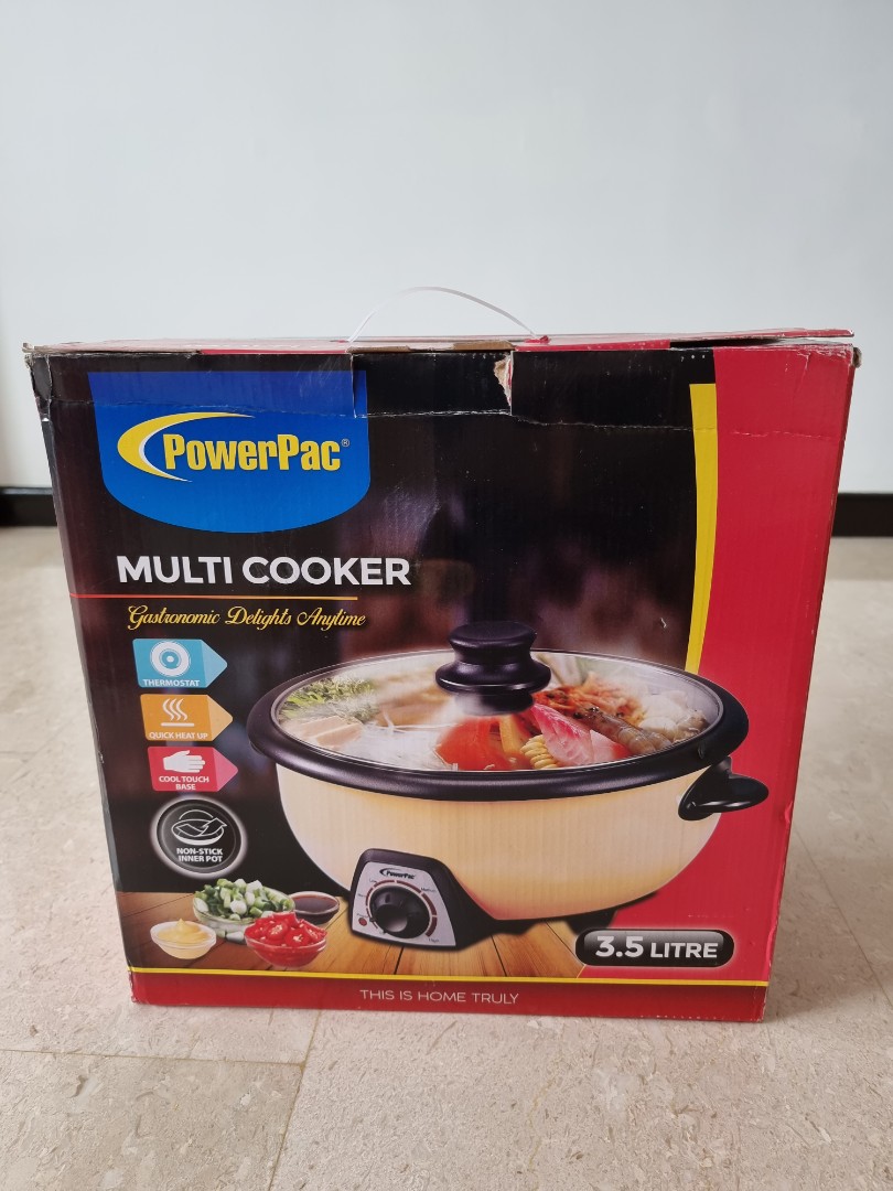 Multi Cooker PowerPac PPMC282, Furniture & Home Living, Kitchenware ...