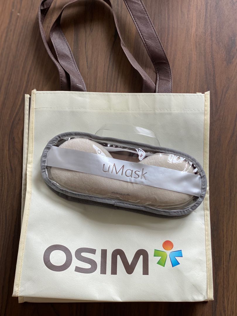 OSIM U Mask (eye massage), Health & Nutrition, Massage Devices on Carousell