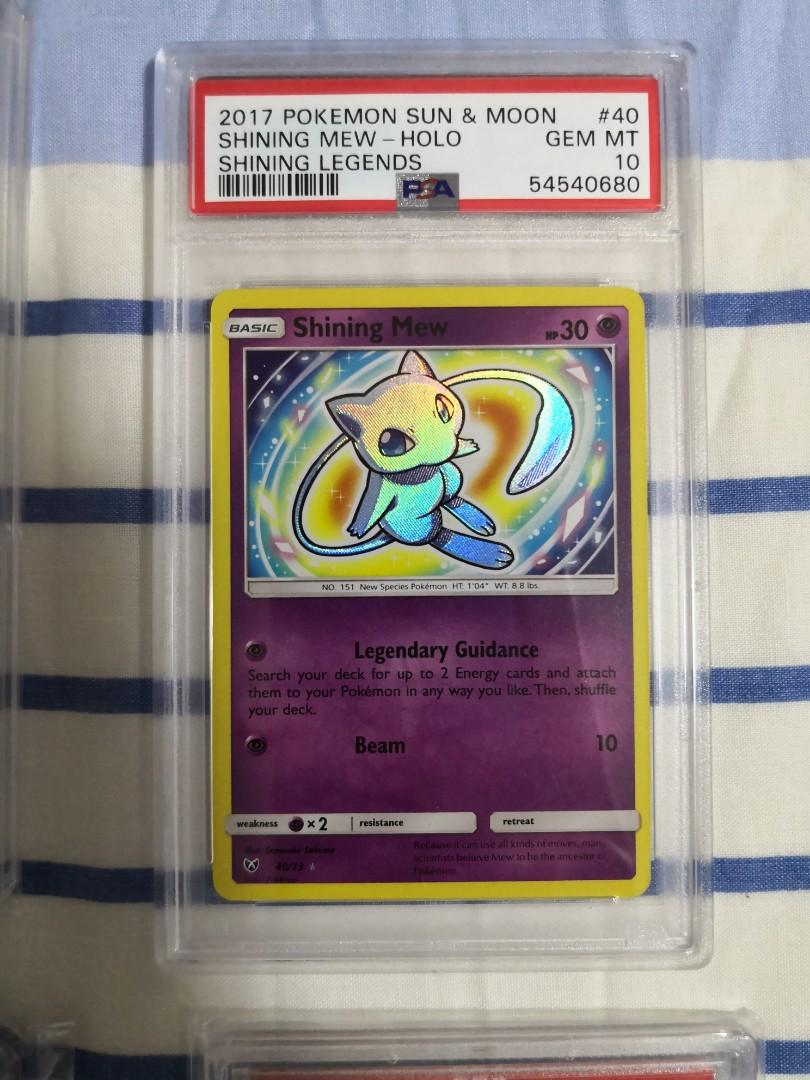 Pokemon Shining Legends Shining Mew 40/73 PSA 10, Hobbies & Toys, Toys ...
