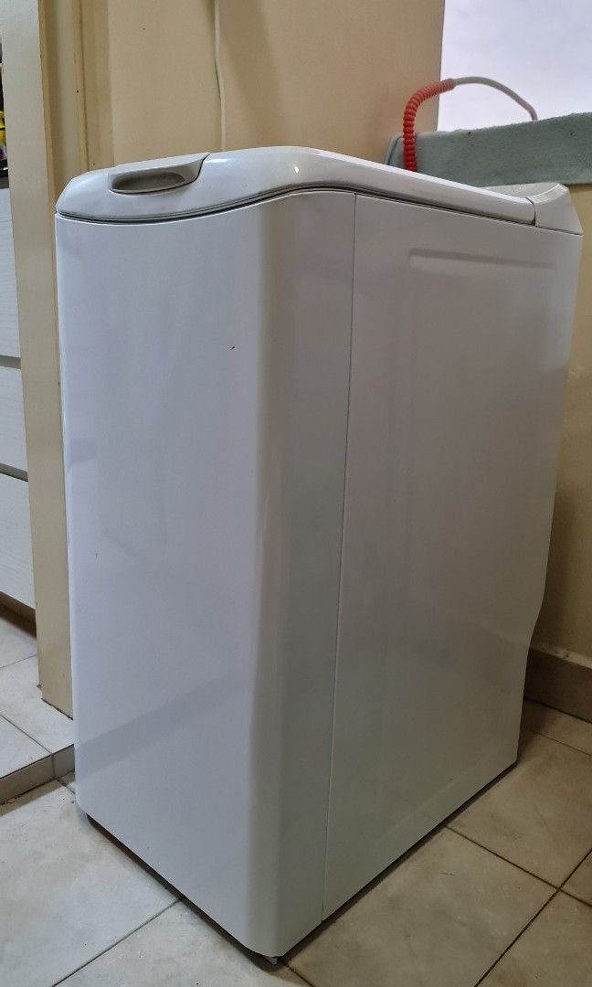 Rare compact washer top loading, horizontal axle/spin design powerful ...