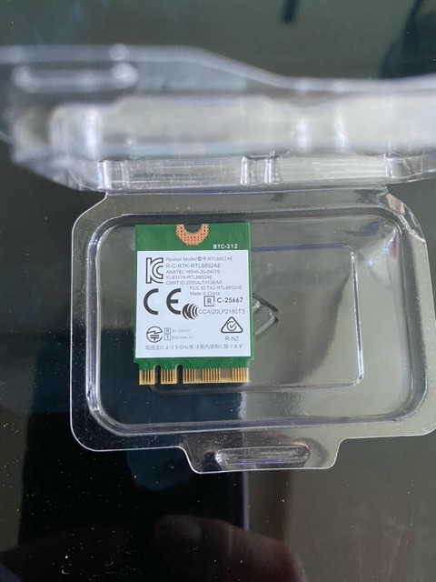 Realtek RTL8852AE WIFI card, Computers & Tech, Parts & Accessories ...