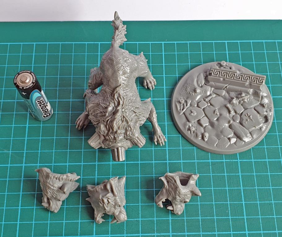 Reaper Bones 5 Greek Odyssey Cerberus Miniature for Dungeon & Dragons ...