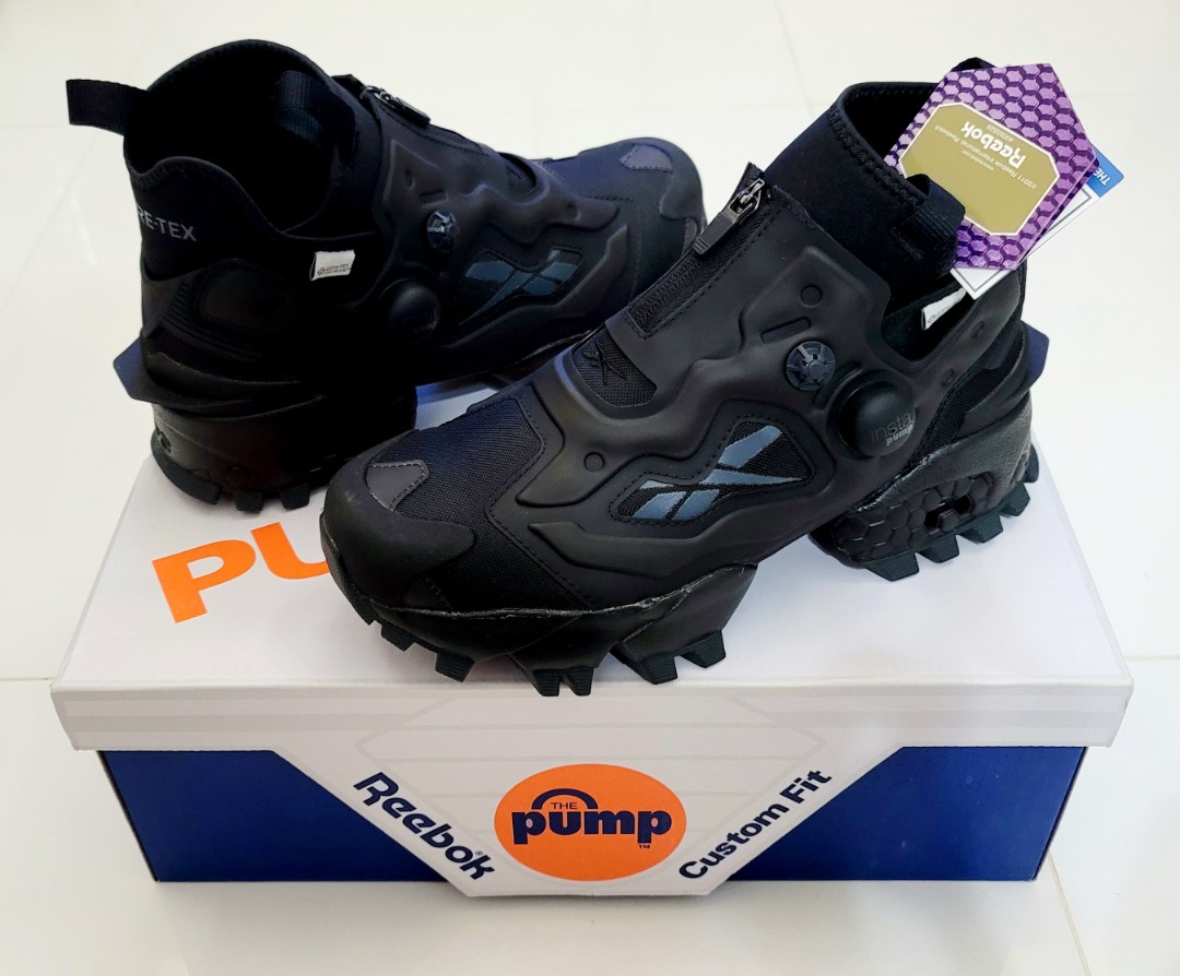 Reebok - 全新 已斷貨 Instapump Pump Fury x Gore-Tex black G55154 (US8.5), 男裝 ...