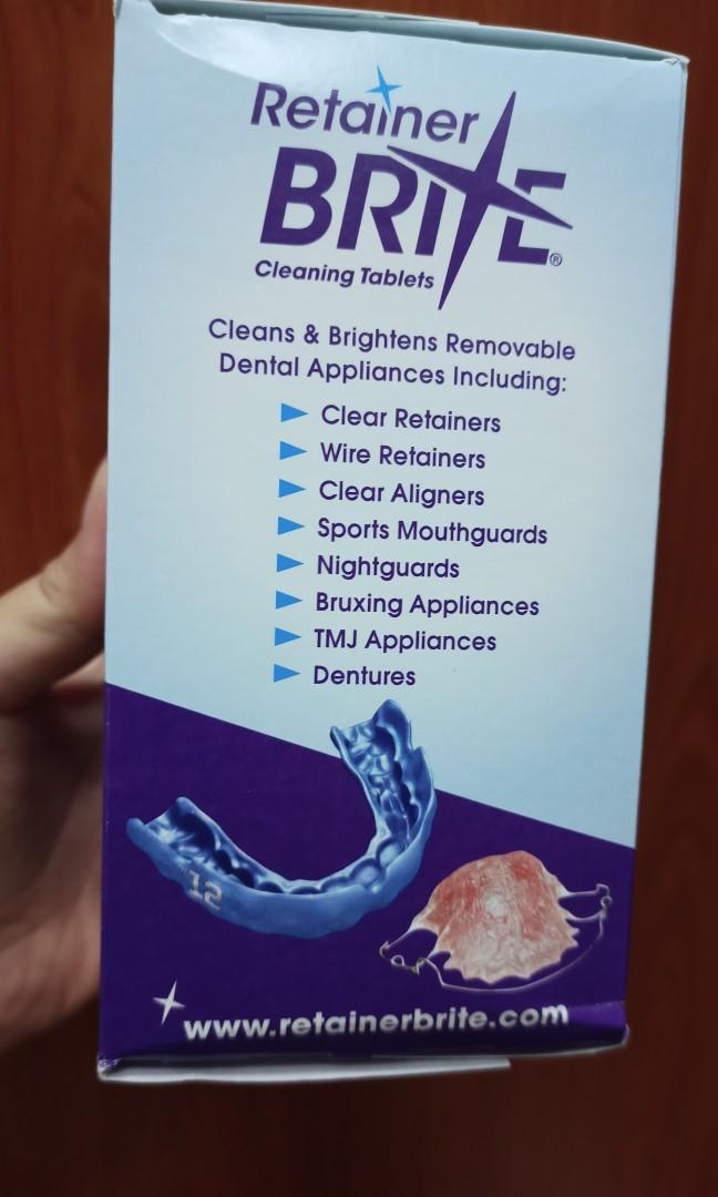 Retainer Brite Cleaning Tablets (96 tabs), Beauty & Personal Care, Oral ...