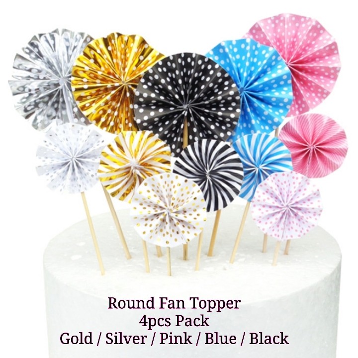 Round Fan Topper (4pcs set), Furniture & Home Living, Kitchenware ...