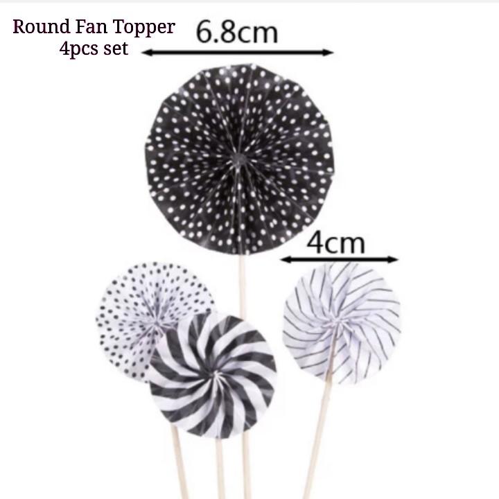 Round Fan Topper (4pcs set), Furniture & Home Living, Kitchenware ...