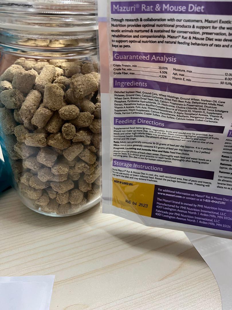 [Sample packs] Mazuri Lab Block, Pet Supplies, Pet Food on Carousell