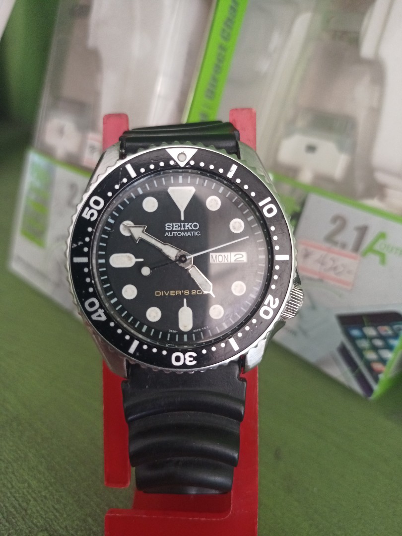 Seiko automatic divers 200m, Men's Fashion, Watches & Accessories ...