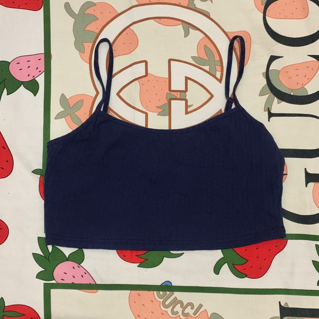 Shein Ribbed Sando, Women's Fashion, Tops, Sleeveless on Carousell