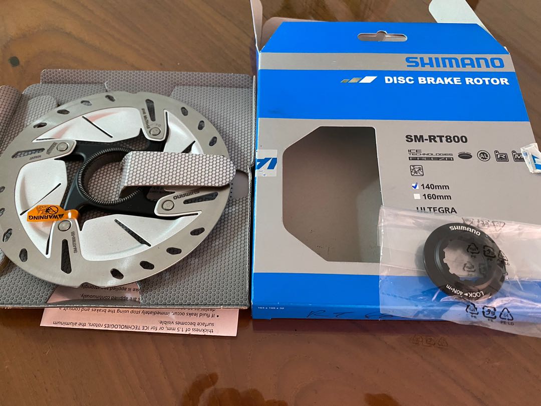 Shimano SM-RT800 Disc Brake Rotor, Sports Equipment, Bicycles & Parts ...
