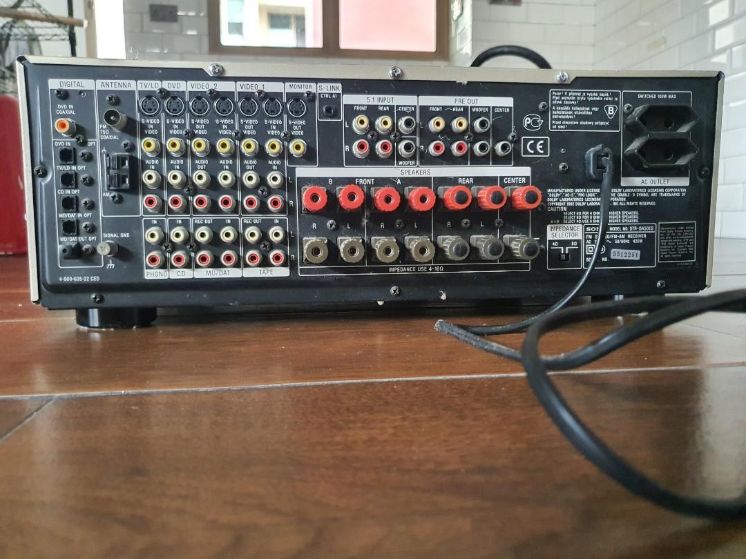 Sony STR-DA50ES Reciever, Audio, Soundbars, Speakers & Amplifiers on ...