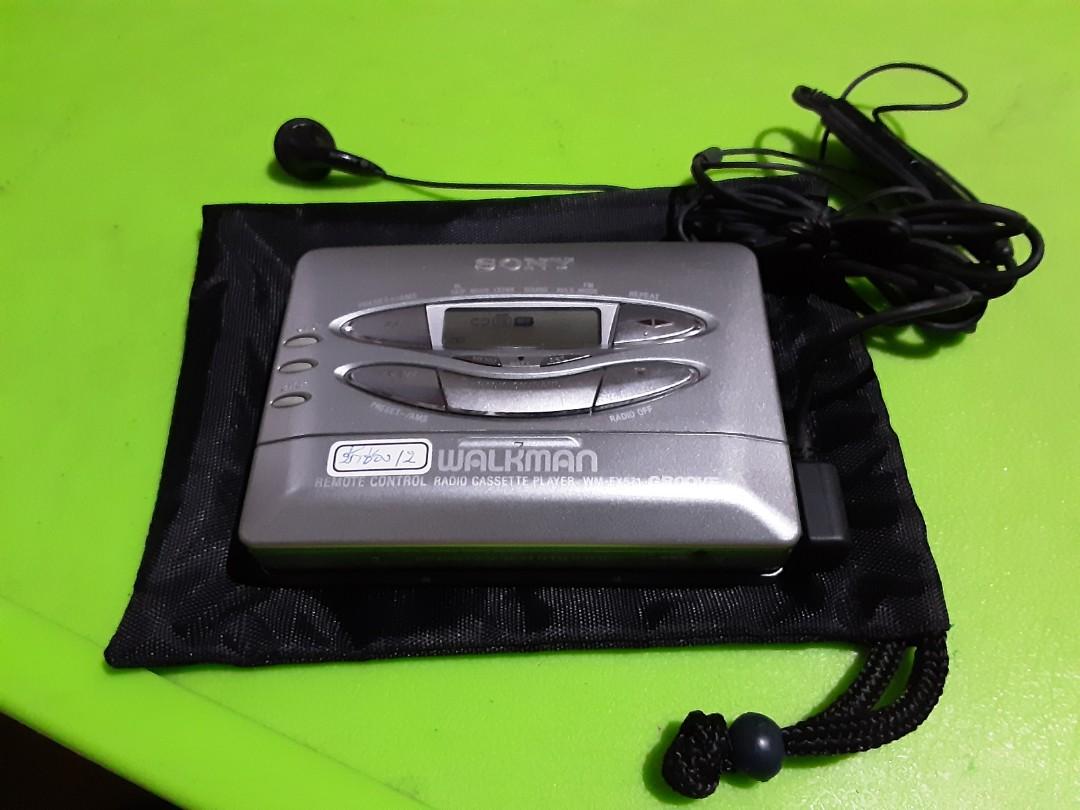 SONY WALKMAN REMOTE CONTROL RADIO CASSETE PLAYER WM FX571 GROOVE, Audio ...