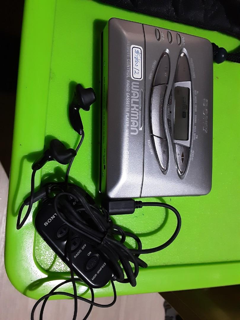 SONY WALKMAN REMOTE CONTROL RADIO CASSETE PLAYER WM FX571 GROOVE, Audio ...