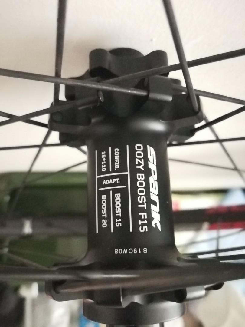 Spank 350 Oozy Boost Front Wheelset 29er, Sports Equipment, Bicycles ...