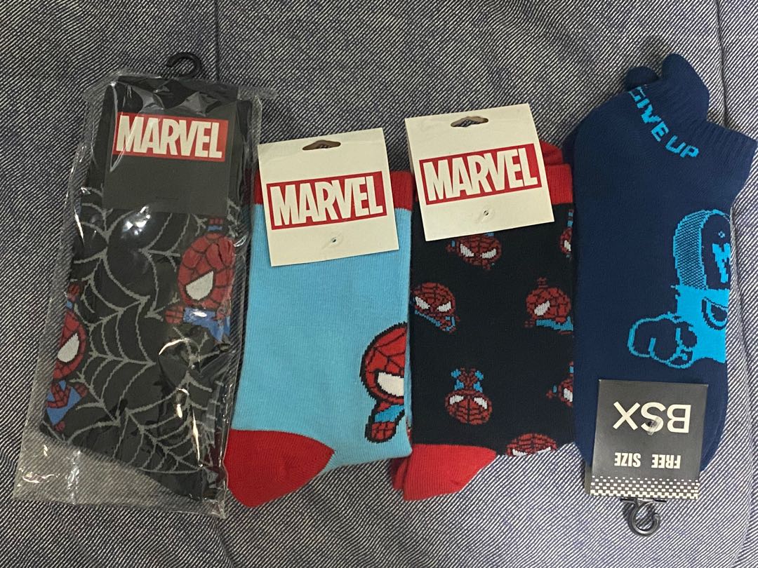 Spider-man sock set, Men's Fashion, Watches & Accessories, Socks on ...
