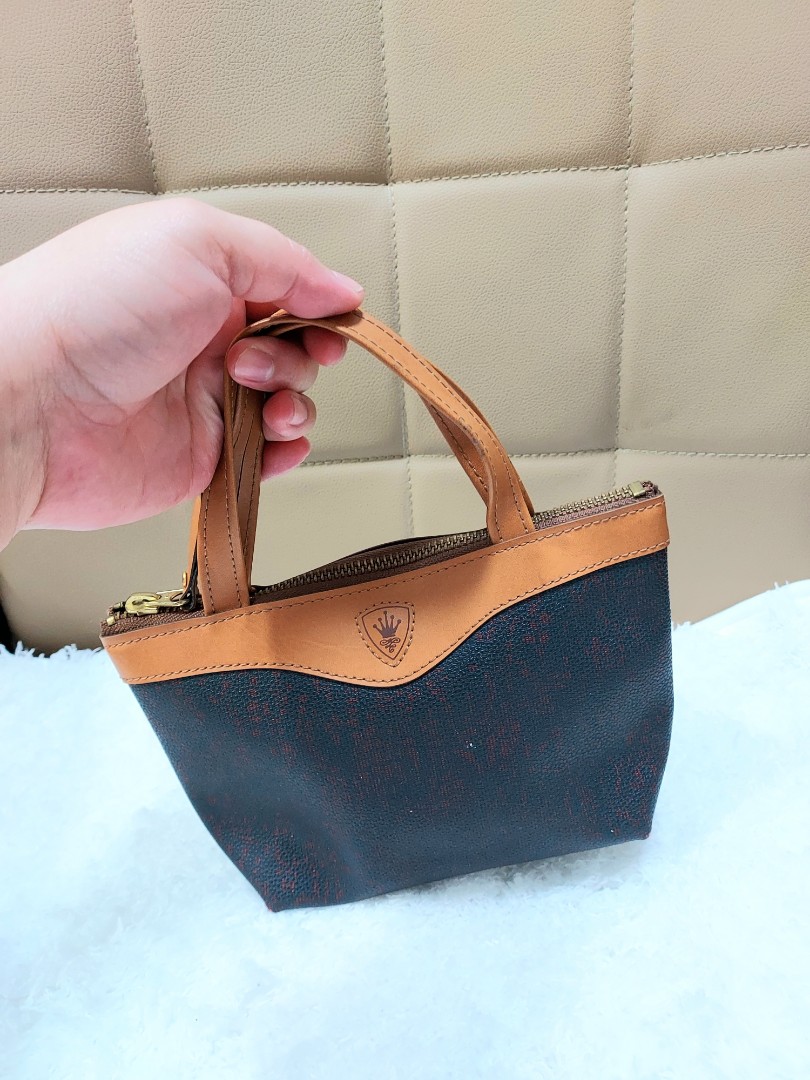 Super nice small pouch/ bag with handle, Women's Fashion, Bags ...