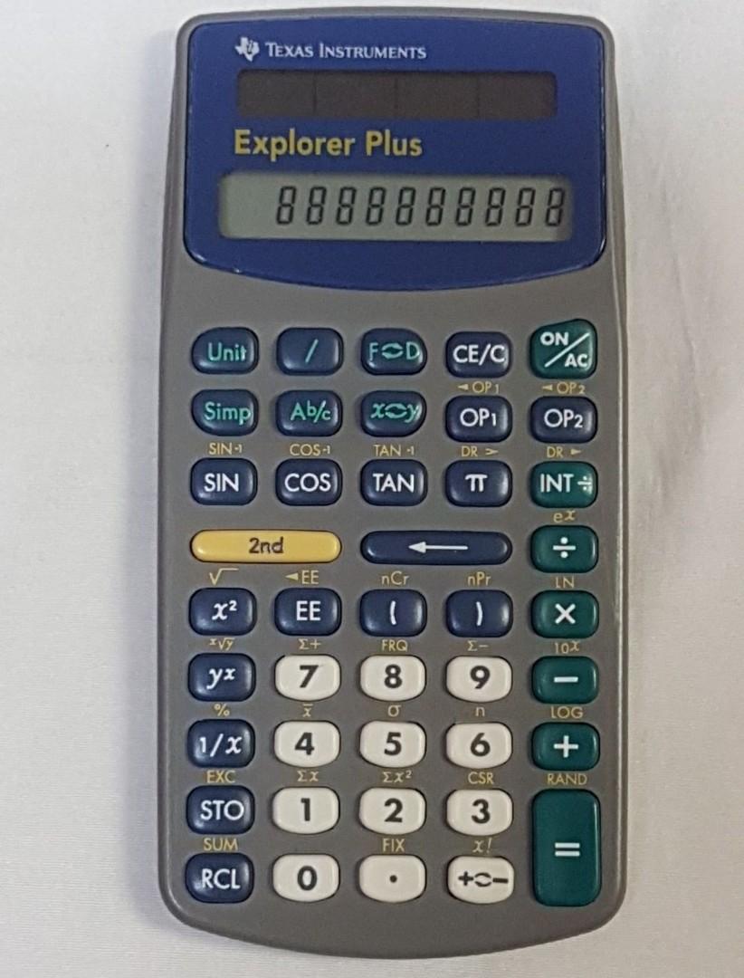 Texas Instruments Explorer Plus Solar Power Calculator, Hobbies & Toys ... Texas Instruments Explorer Plus Solar Power Calculator, Hobbies & Toys ...