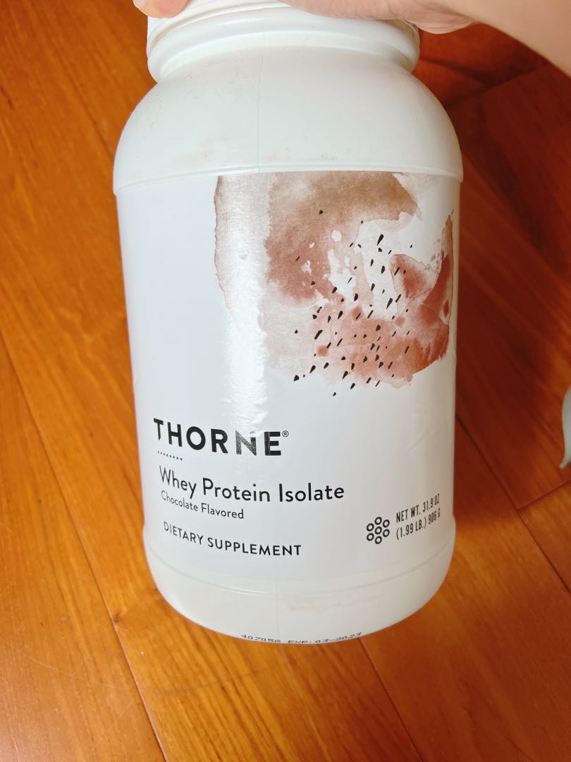 Thorne Whey Protein Isolate Chocolate 1kg 乳清蛋白粉, 健康及營養食用品, 健康補充品, 健康補充品 ...