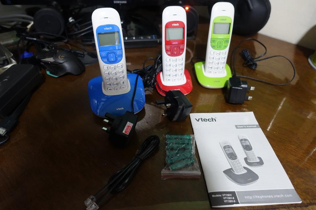 VTech Cordless Home Phone Set (3 handsets), TV & Home Appliances, Other ...