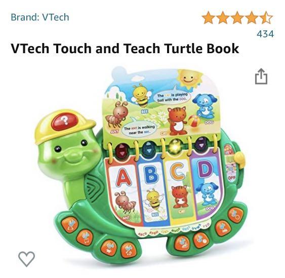 Vtech Touch & Teach Sea Turtle, Hobbies & Toys, Toys & Games on Carousell