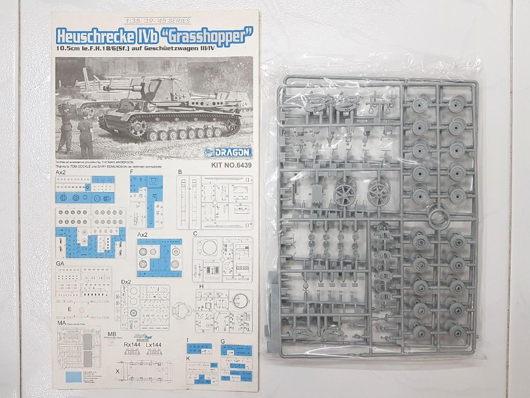 1/35 #6439 Dragon 10.5cm le.F.H 28/6 (Sf) auf Geschuetzwagen III/IV ...