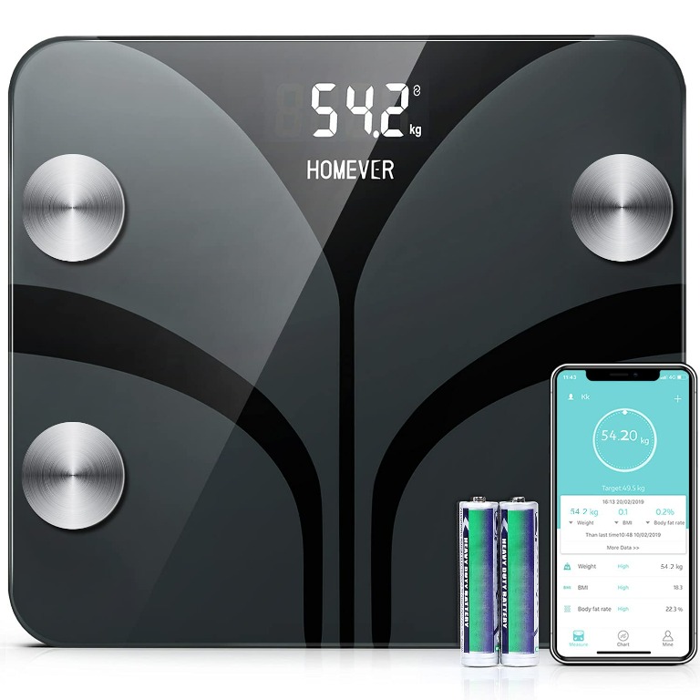 2971) Weighing Scales for Body Weight and Body Fat, HOMEVER Digital ...