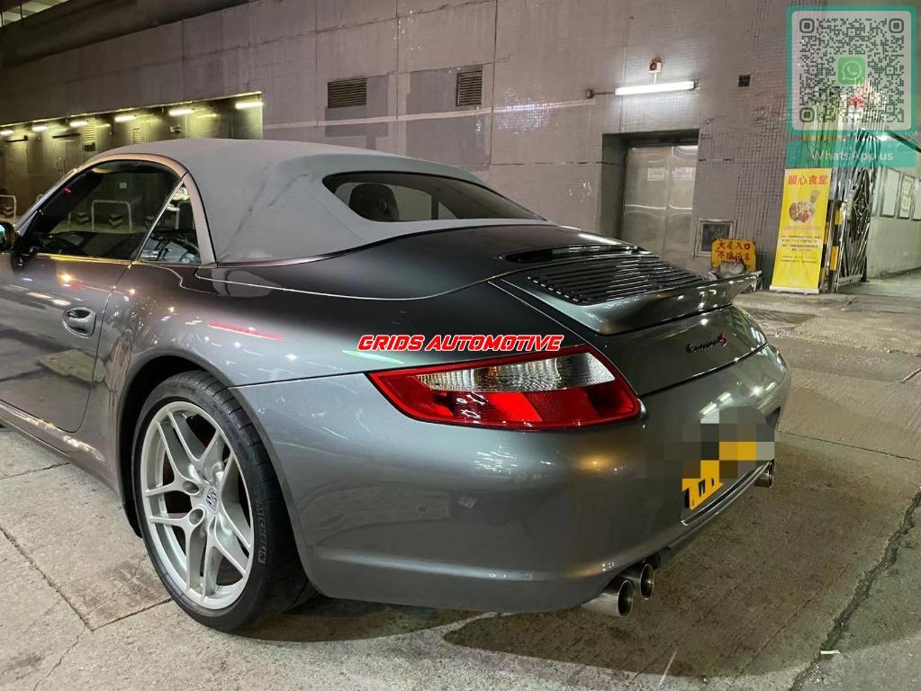 【安裝示範/ 】 Porsche 997 DUCKTAIL SPOILER 鴨翼 不影響原裝升降功能, 汽車配件, 改裝、內外零件 ...