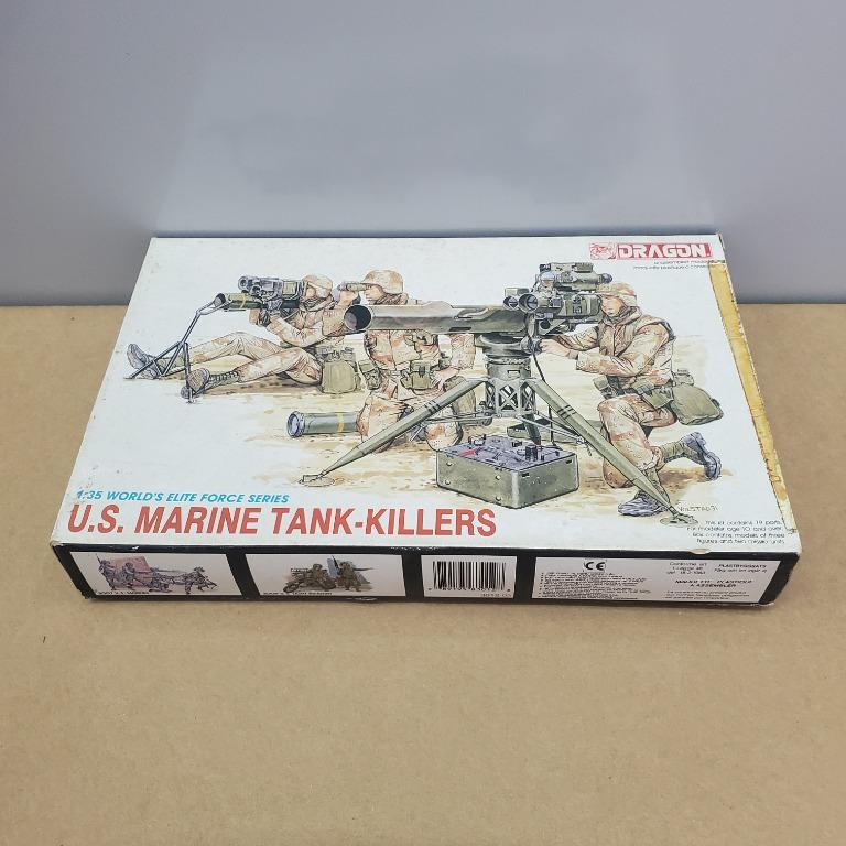 全新絕版 Dragon 威龍 3012 (1994年)-1/35-美國海軍陸戰隊坦克殺手-世界精英部隊系列 / U.S. Marine ...