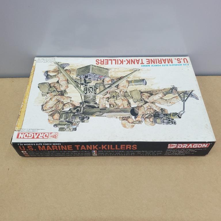 全新絕版 Dragon 威龍 3012 (1994年)-1/35-美國海軍陸戰隊坦克殺手-世界精英部隊系列 / U.S. Marine ...